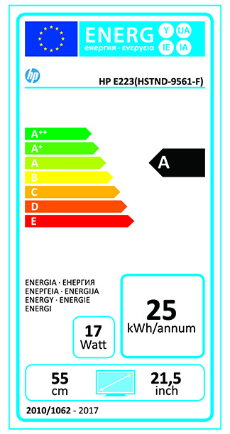 Compra Monitor HP 21.5" FHD 1920x1080 60Hz HDMI DP 1FH45AA#ABA ...