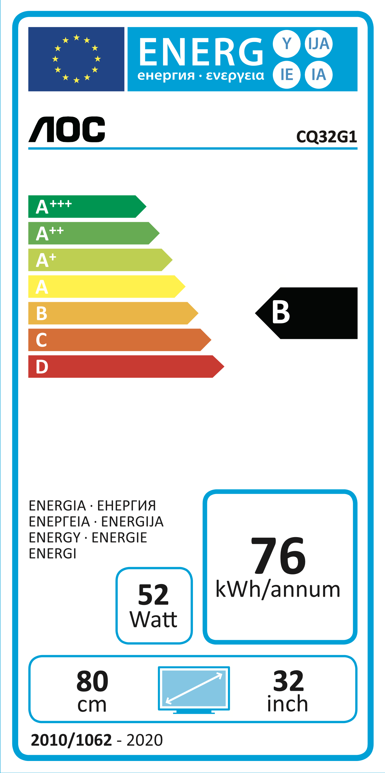 Compra Monitor Gamer Curvo AOC 31.5" QHD 144Hz FreeSync CQ32G1 ...
